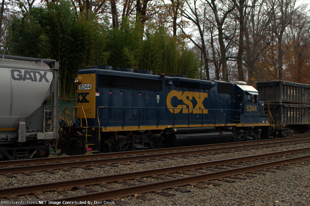 CSX GP40-2 6244 in the middle on C770-12